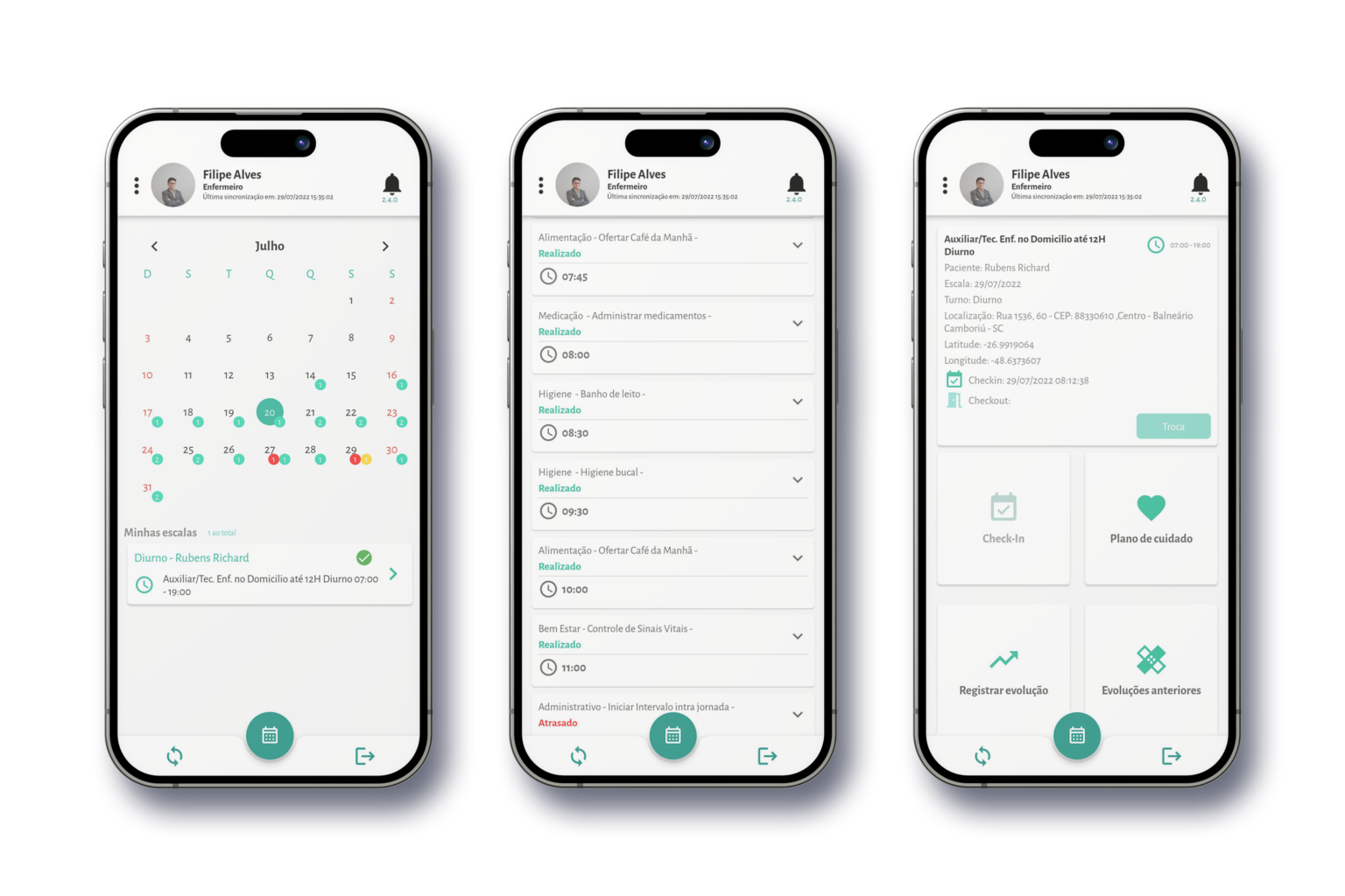 Aplicativo Mobile – Spincare